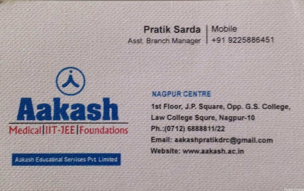 Aakash Foundations Dharampeth, Nagpur | Pickeronline