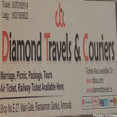 Diamond Travels & Couriers in Gadge Nagar, Amravati | Picker Online